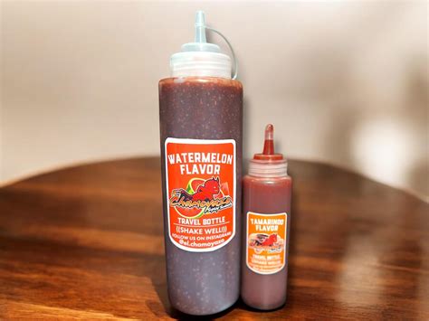 Spicy And Sweet Liquid Chamoy Fruit Drinks Chamoy Tajin Chamoy