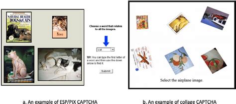 Examples Of Visual Non Ocr Captchas Download Scientific Diagram