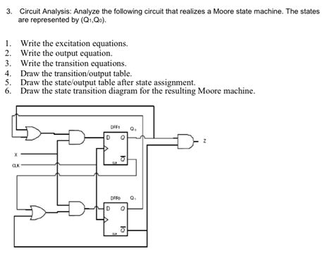 Solved 3 Circuit Analysis Analyze The Following Circuit