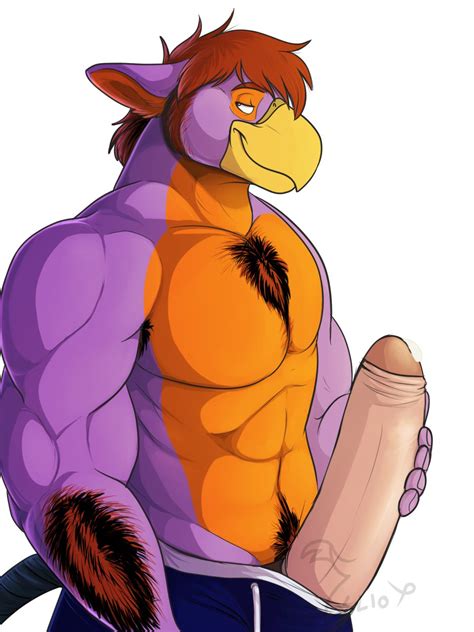 Rule 34 Abs Anthro Arm Hair Armpit Hair Avian Beak Biceps Big Penis