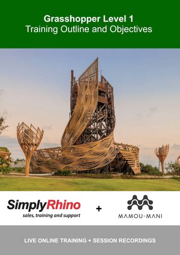 Grasshopper Level 1 Certified Online Training Course Events Food4rhino