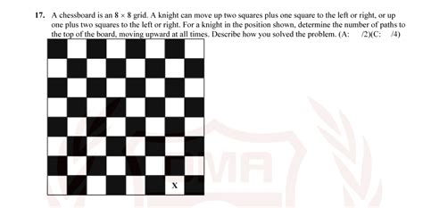 Solved A Chessboard Is An 8×8 ﻿grid A Knight Can Move Up