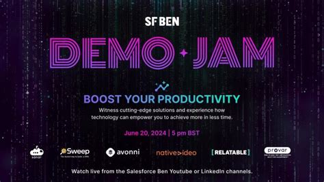 Matthew Steiner On Linkedin Salesforce Ben Productivity Demo Jam