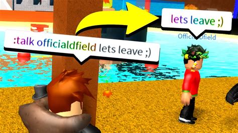 USING ADMIN COMMANDS TO MAKE YOUTUBERS TALK Roblox YouTube