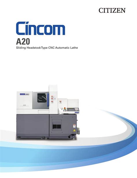 Citizen Cincom Brochures By Joe Flipsnack