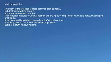 What Is Labyrinthitis Youtube