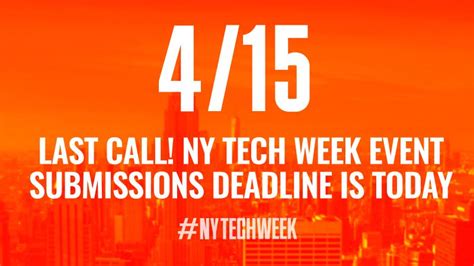 Tech Week By A16z On Linkedin 🔔 Last Call For Ny Tech Week Event