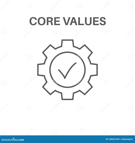Core Values With Social Responsibility Image Business Ethics A Stock Vector Illustration Of