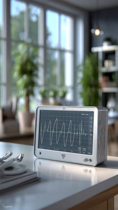 A Stunning White Clock On A Table Signifying Time In Healthcare Innovations And Technology