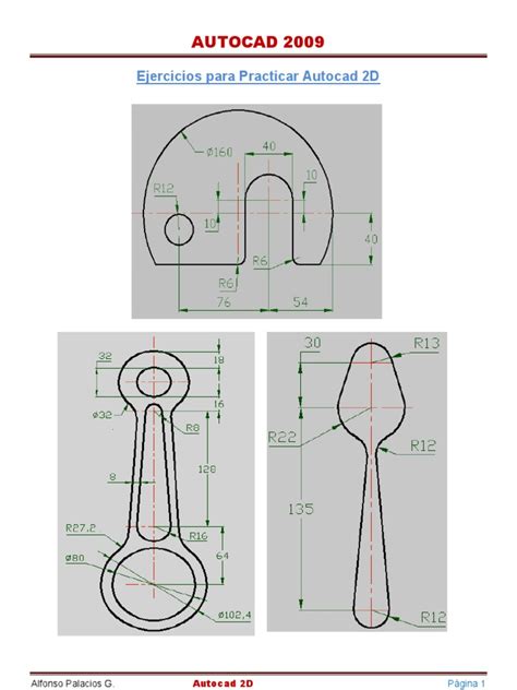 Ejercicios Para Autocad 2d