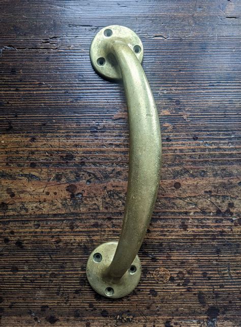 Vintage Solid Brass Door Pull Handle For Internal Doors Oaky Doke