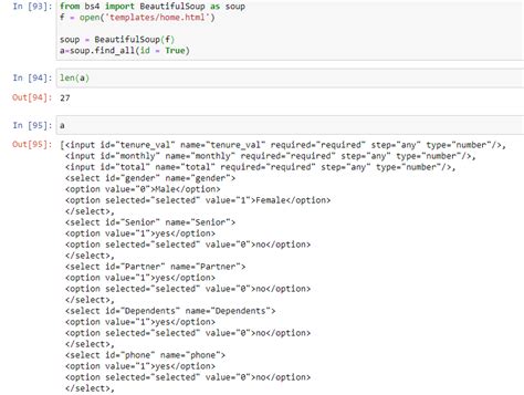 Beautifulsoup How To Extract Id Value Of Select Element From HTML