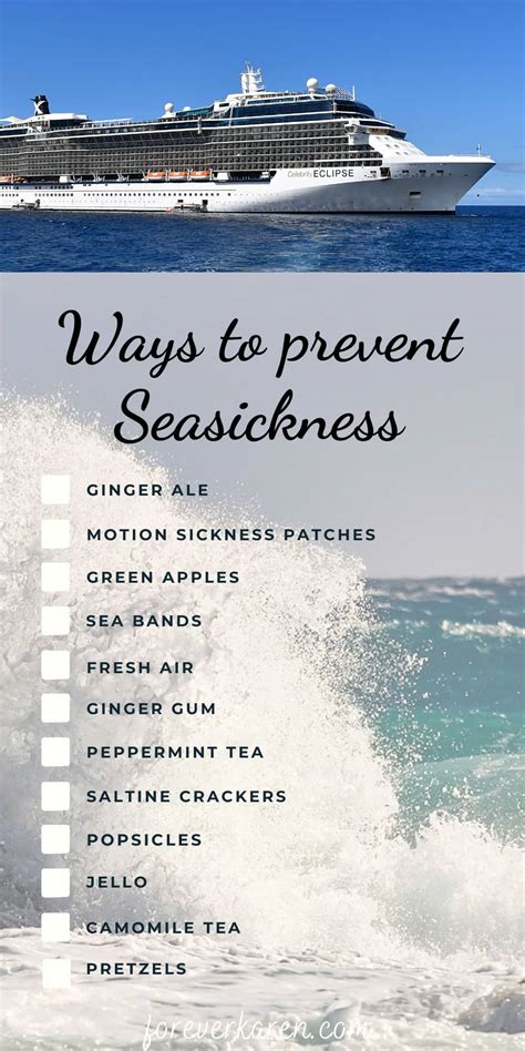 Cruising: How To Prevent Seasickness - Forever Karen