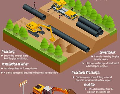 Pipeline Infographic Projects Photos Videos Logos Illustrations And Branding Behance