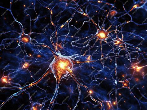 Glowing Neural Connections In Brain High Resolution Visual Science Concept Premium Ai