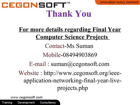Final Year Computer Science Project Ppt