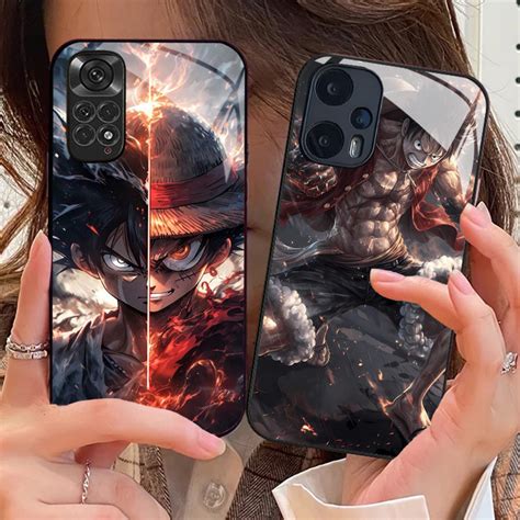One Piece Luffy 04 Tempered Glass Phone Case For Xiaomi Redmi 12 4g 13c