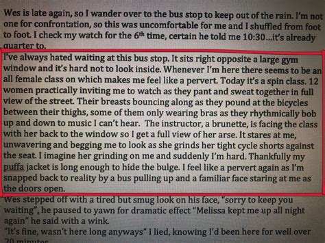 A Male Friend Asked Me To Proofread A Story Hes Writing I Found This Super Sexy Description Of