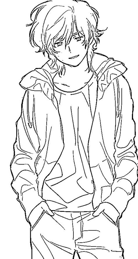 Anime Boy Stencil Base Free To Use By Girliej On Deviantart