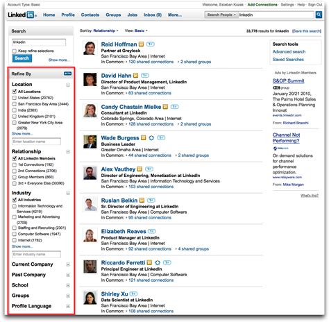 Find People Faster With Linkedins New Faceted Search Official