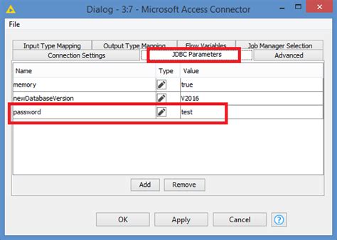 Ms Access Password Protected Knime Analytics Platform Knime