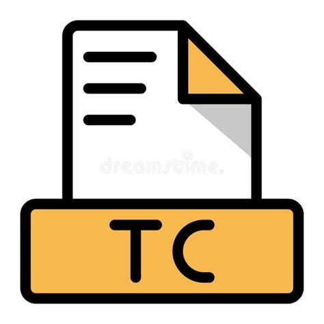 Tc File Icon Colorful Style Design Document Format Text File Icons Extension Type Data