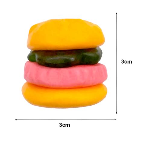 Bala Gummy Candy Burguer 18g Maxfesta