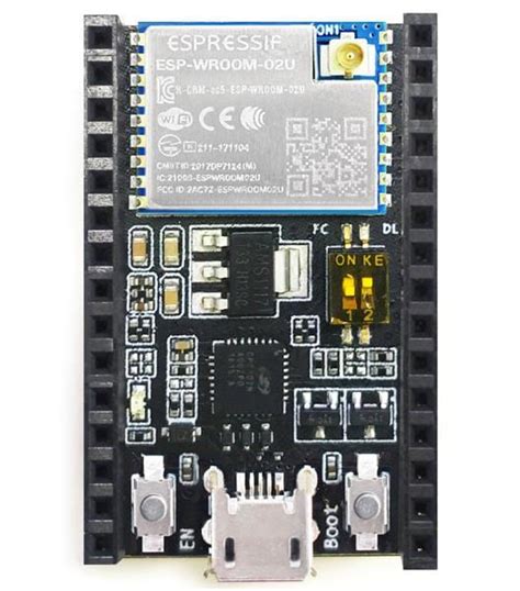 Esp8266 General Development Kit Embeds Esp Wroom 02u And Female Header Connector On The Board