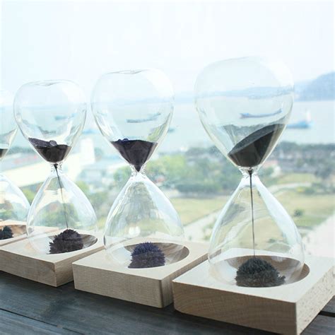 Magnetic Hourglass Sand Hourglass Countdown Timer Grandado