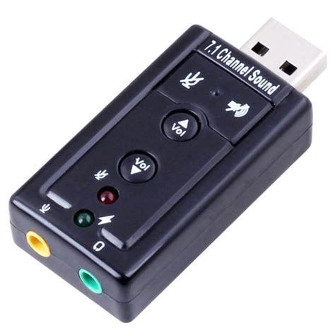External USB To 7 1 Sound Card Gold Touch