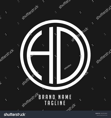 Hd Initials Logo Name Initials Logo Stock Vector Royalty Free 1862003845 Shutterstock
