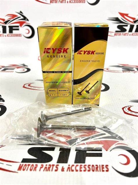 Sif Engine Valve Intake And Exhaust Valve Honda Wave 125 Xrm 125 Ysk