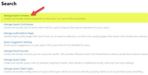 2 Ways To Access The Sharepoint Search Schema Sharepoint Maven