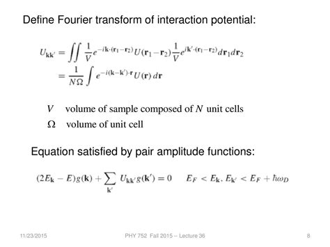 Phy 752 Solid State Physics Superconductivity Chap 18 In Gggpp Ppt