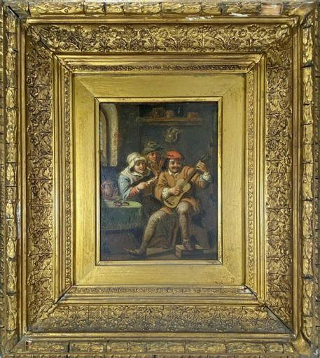 Antique European Oil On Board Signed Schmidt