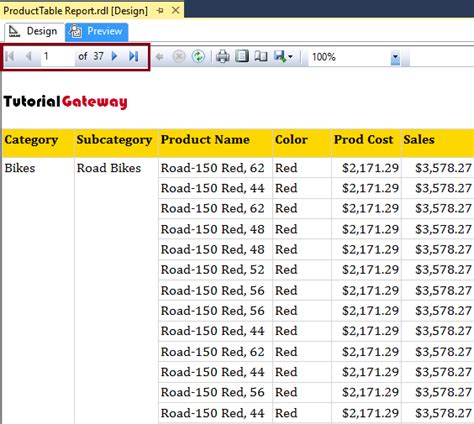 Add Headers And Footers To SSRS Report