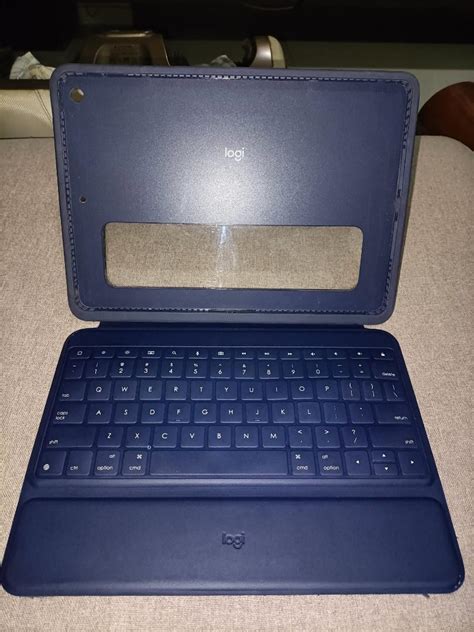 Logitech Rugged Folio Protective Keyboard Case For Ipad 7th 8th And
