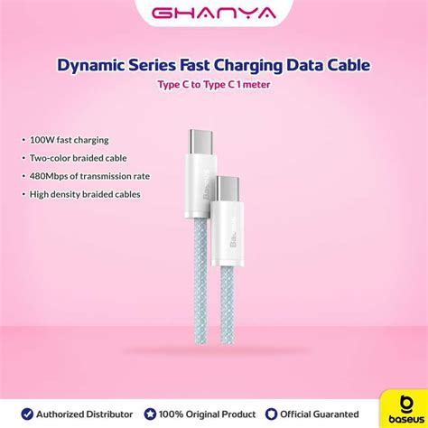Promo Baseus Kabel Data Dynamic Series Type C To Type C 100w Super Fast Charging Ori Cable