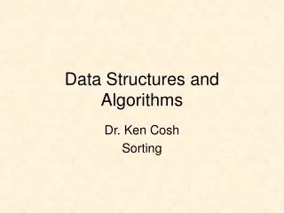 PPT Data Structures And Algorithms DSA PowerPoint Presentation Free Download ID