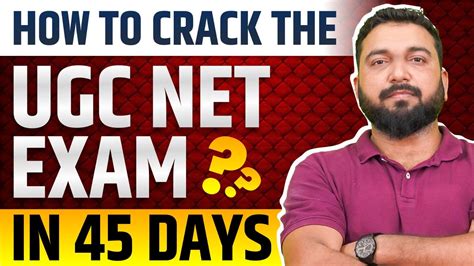Want To Crack The Ugc Netjrf Exam In 45 Days Know How