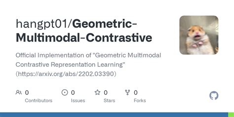 github hangpt01 geometric multimodal contrastive official