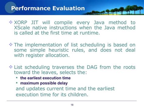 a lightweight instruction scheduling algorithm for just in time