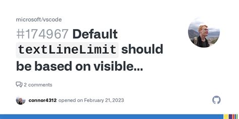 default `textlinelimit` should be based on visible editor size · issue