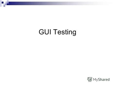 Презентация на тему Gui Testing 2 One Of The Practical Methods Commonly Used To Detect The