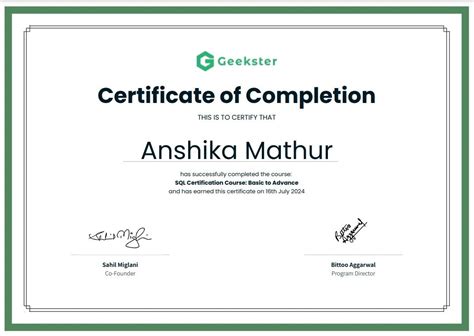 anshika mathur on linkedin sql certification datamanagement