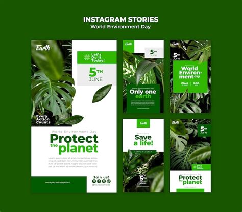 Premium Psd World Environment Day Template Design