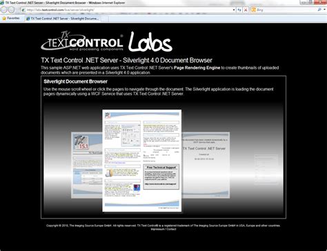 fresh out of the labs silverlight document browser sample