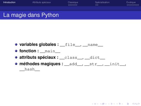 Les Méthodes Magiques En Python Speaker Deck