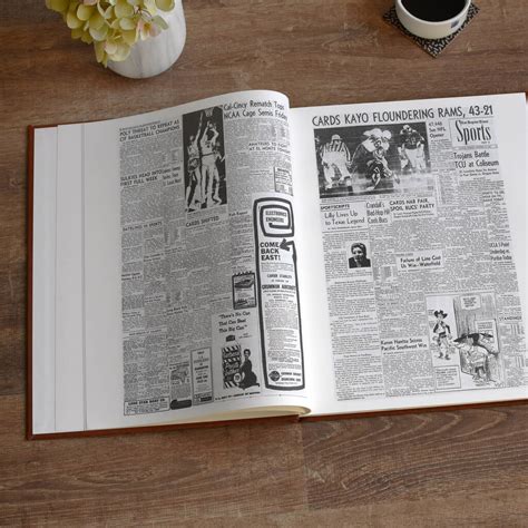 Arizona Cardinals Personalised T Newspaper Book By Historic Newspapers