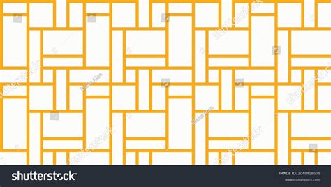 1960s Mod Wallpaper Bright Yellow Repeating Stock Vector Royalty Free 2048418608 Shutterstock